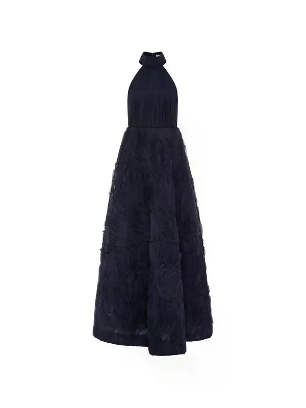 Rebecca Vallance Jasmine Ruffled Maxi Dress - Blue