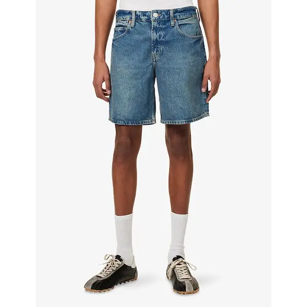 Paige Darnell Mid-rise Denim Shorts