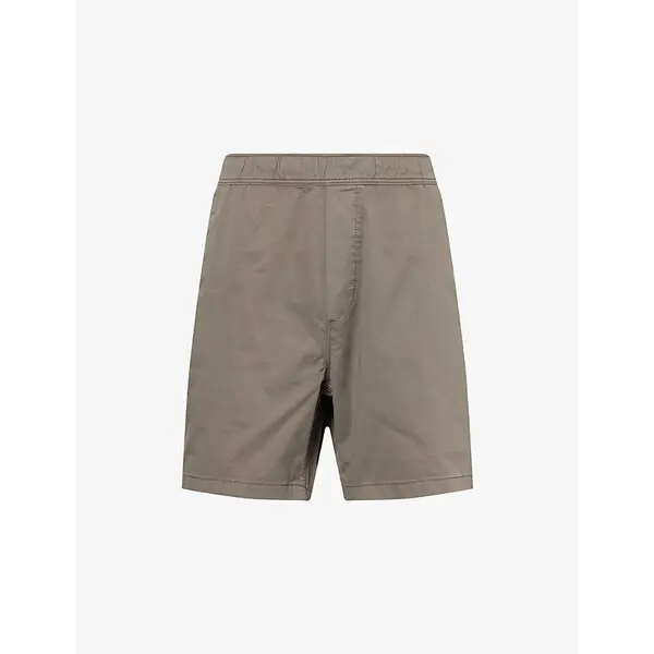 Paige Elijah Stretch-cotton Shorts - Thyme
