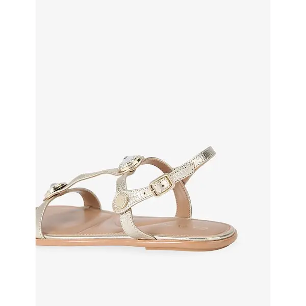 Carvela Amalia Wide-fit Leather Sandals
