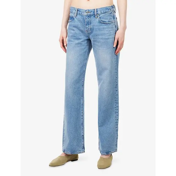 FRAME The Lowkey Straight-leg Denim Jeans