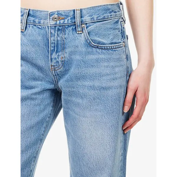 FRAME The Lowkey Straight-leg Denim Jeans