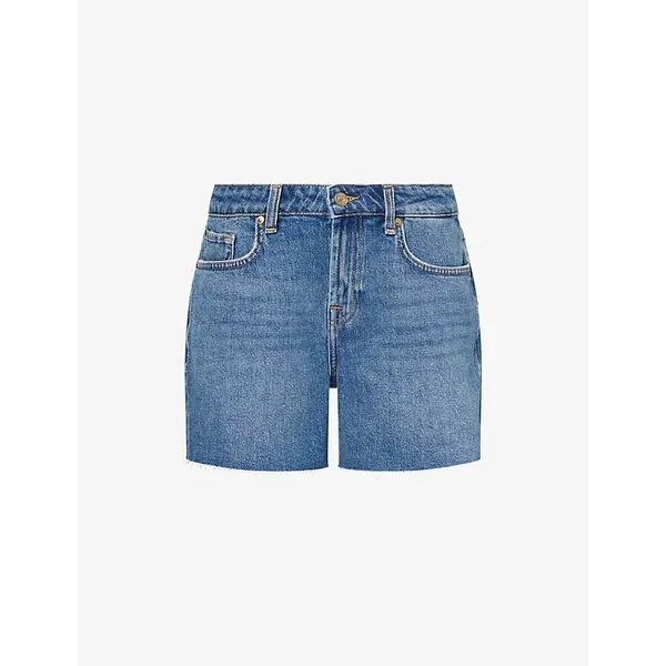 7 For All Mankind Monroe Mid-rise Denim Shorts - Explorer