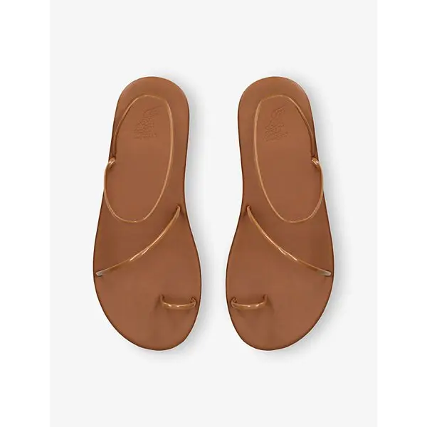 ANCIENT GREEK SANDALS Kansiz Faux-leather Sandals - Camel