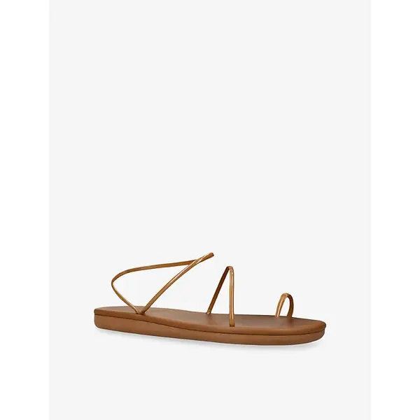 ANCIENT GREEK SANDALS Kansiz Faux-leather Sandals - Camel