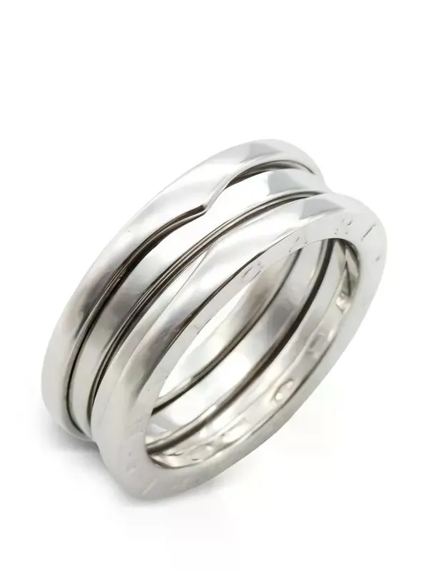 BVLGARI 18k White Gold B.zero1 Spiral Ring
