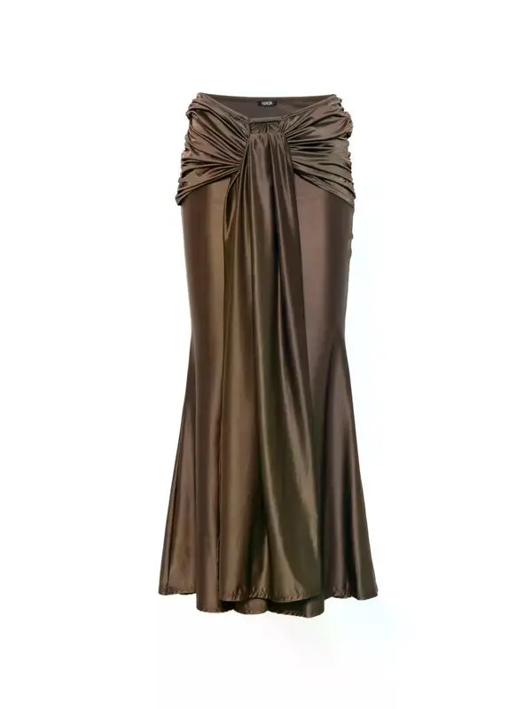 VENUJA Gathered Draped Skirt