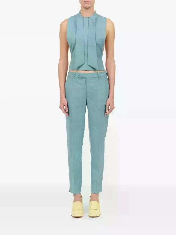 MAISON MARGIELA Cropped Scarf Top