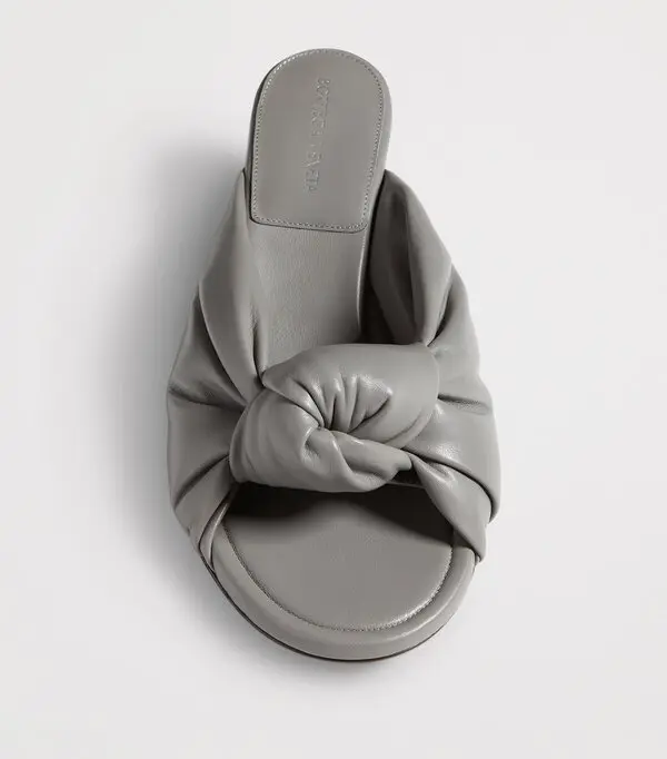 Bottega Veneta Leather Knot Mules