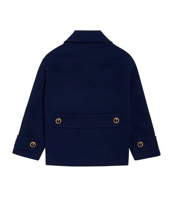 Balenciaga Wool Double-breasted Pea Coat