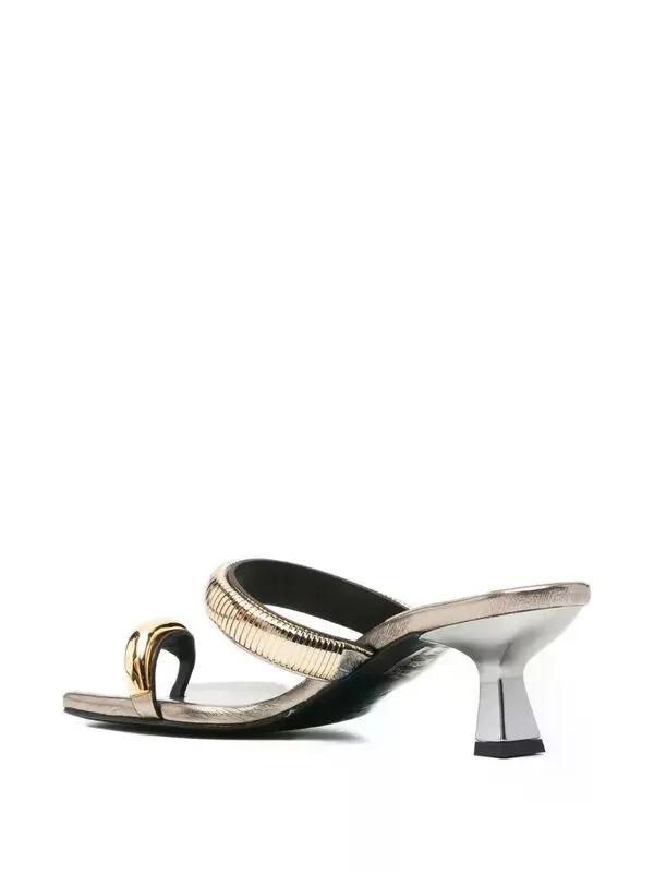 DONNARÌ Toe-ring Square Toe Sandals