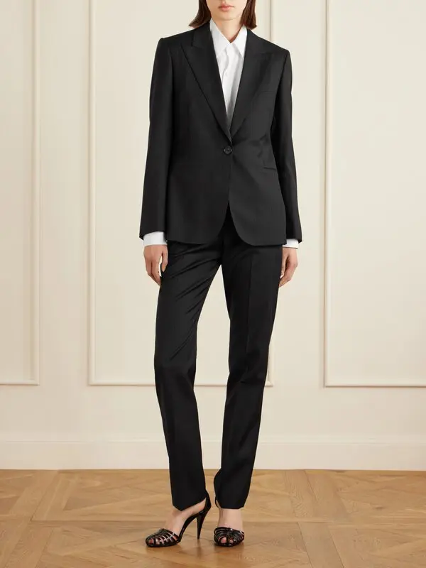 Givenchy Pinstriped Wool Blazer