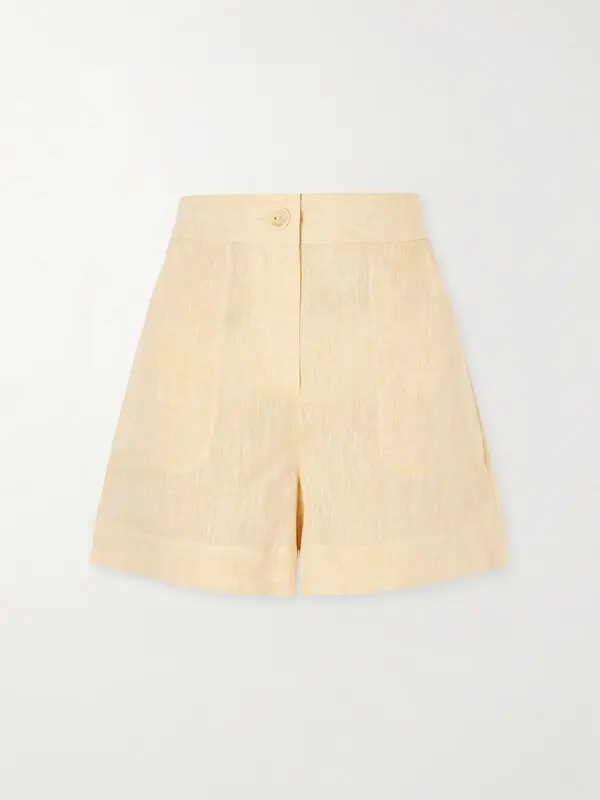 ERES Linen High-rise Relaxed Fit Shorts