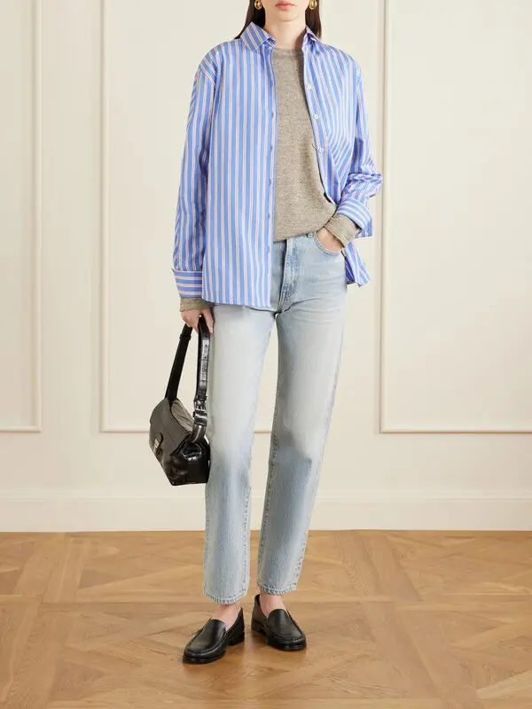 Aimé Leon Dore Long Sleeve Melange Knit Sweater
