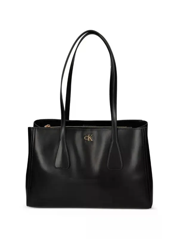 Calvin Klein Logo-detail Shoulder Bag - Black