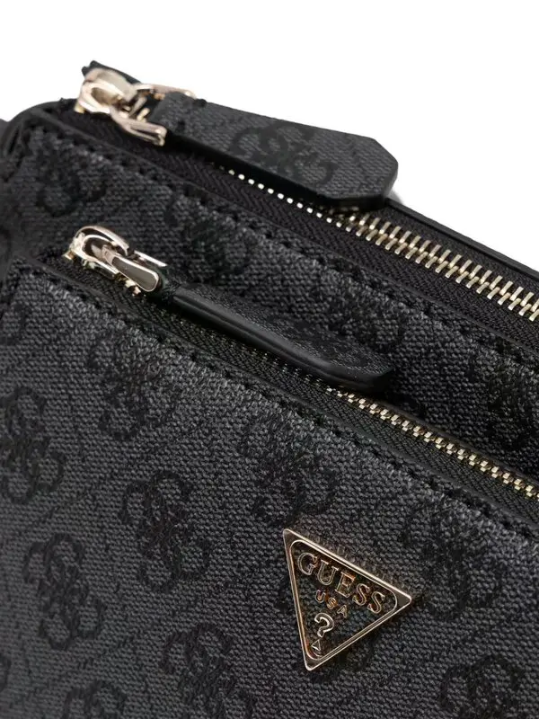 Guess Noelle Zip Monogram Cross Body Bag