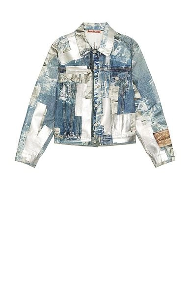 Acne Studios Ovice Tape Jacket - Mid Blue