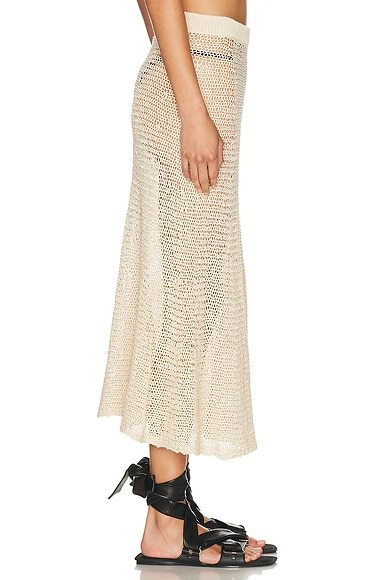 Khaite Inaya Skirt - Ivory