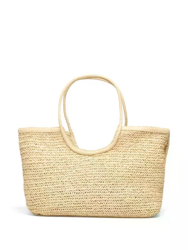 Tommy Hilfiger Embroidered Logo Tote Bag - Neutrals