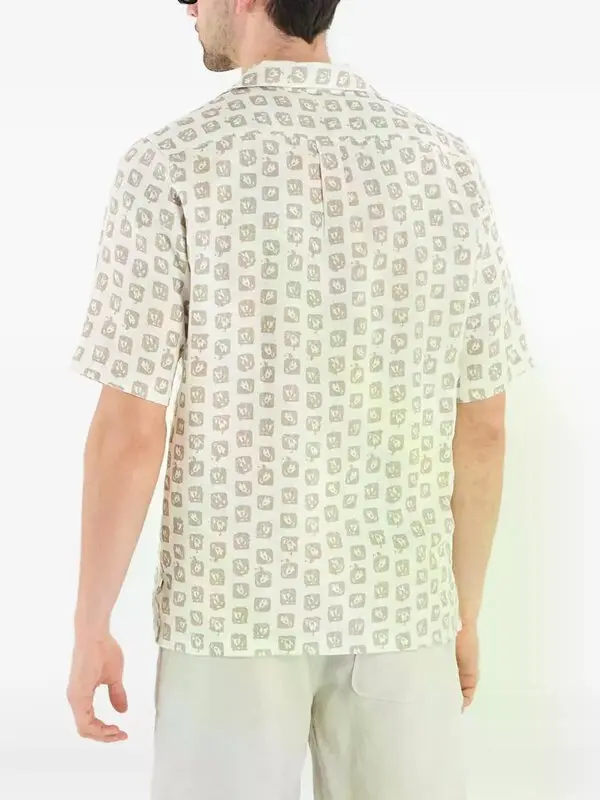 SAMSOE SAMSOE Oscar Ap Print Short-sleeve Shirt