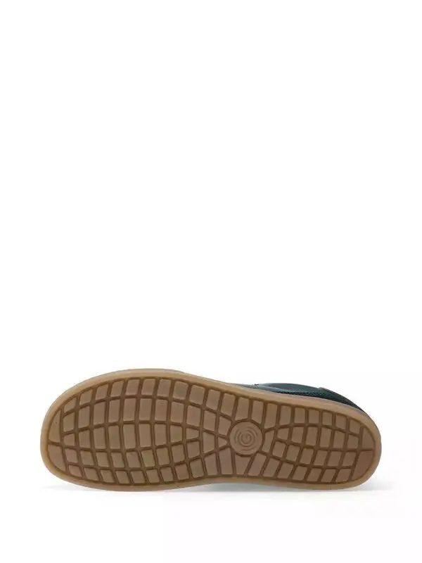 GROUNDS Panelled Suede Trim Sneakers