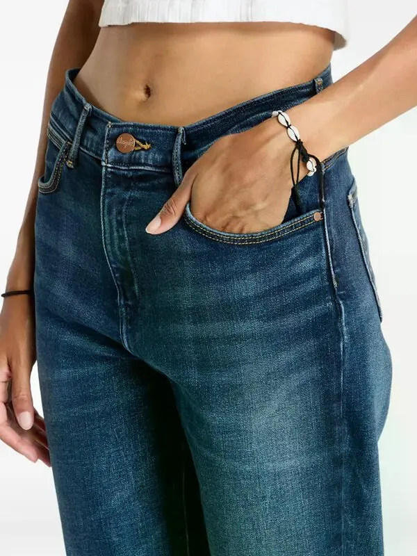 Wrangler Whiskered Straight-leg Jeans