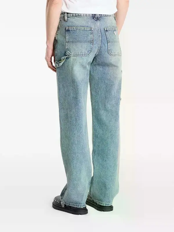 Guess Distressed Faded Wash Jeans