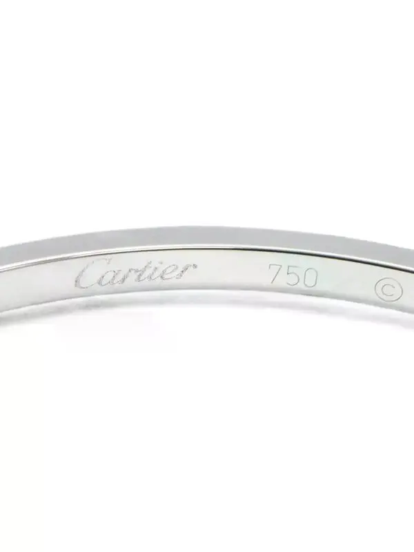 Cartier 2010s Diamond Hoop Earrings