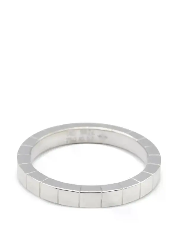 Cartier 18k White Gold La Reine Diamond Ring - Silver