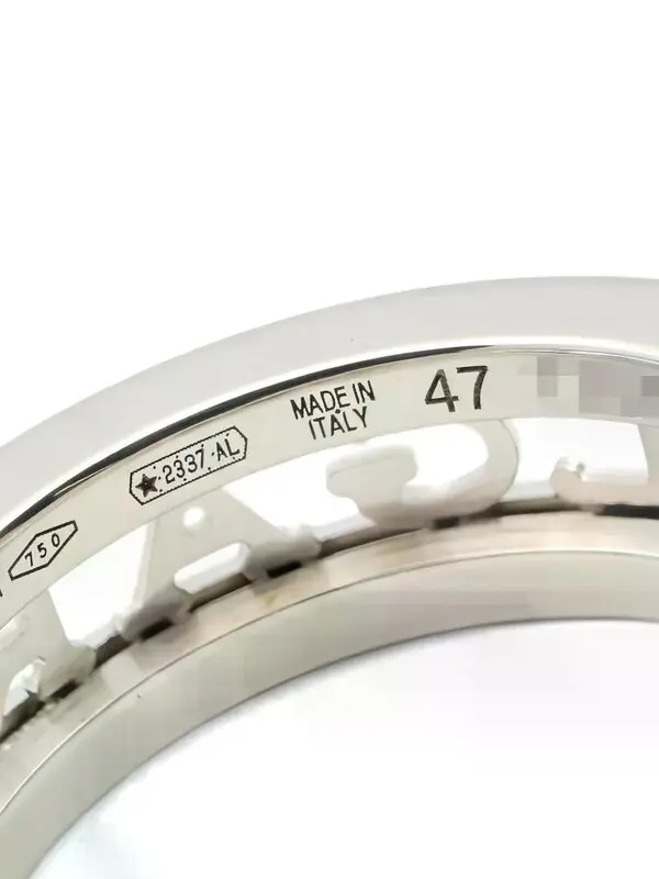 BVLGARI B.zero1 Open Logo Spiral Ring - Silver