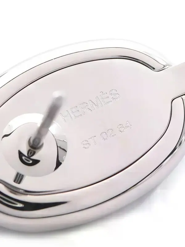 Hermès Tone Maillon Motif Earrings