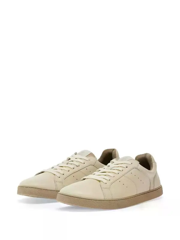 GROUNDIES Leather Sneakers - Neutrals