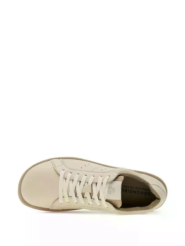 GROUNDIES Leather Sneakers - Neutrals
