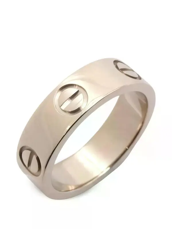 Cartier 1996 Love Ring In White Gold