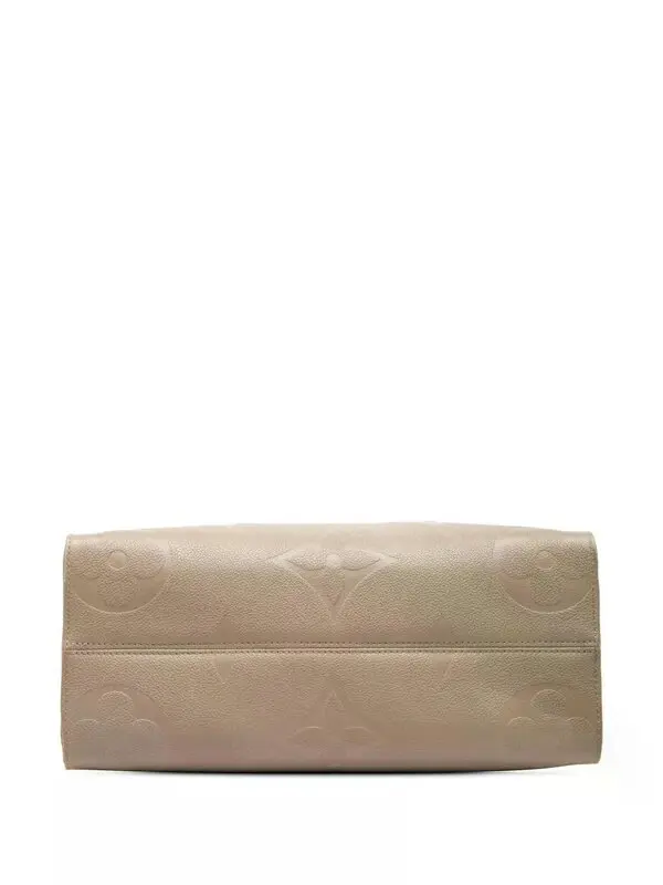 LOUIS VUITTON Monogram Empreinte Onthego Mm Satchel - Neutrals