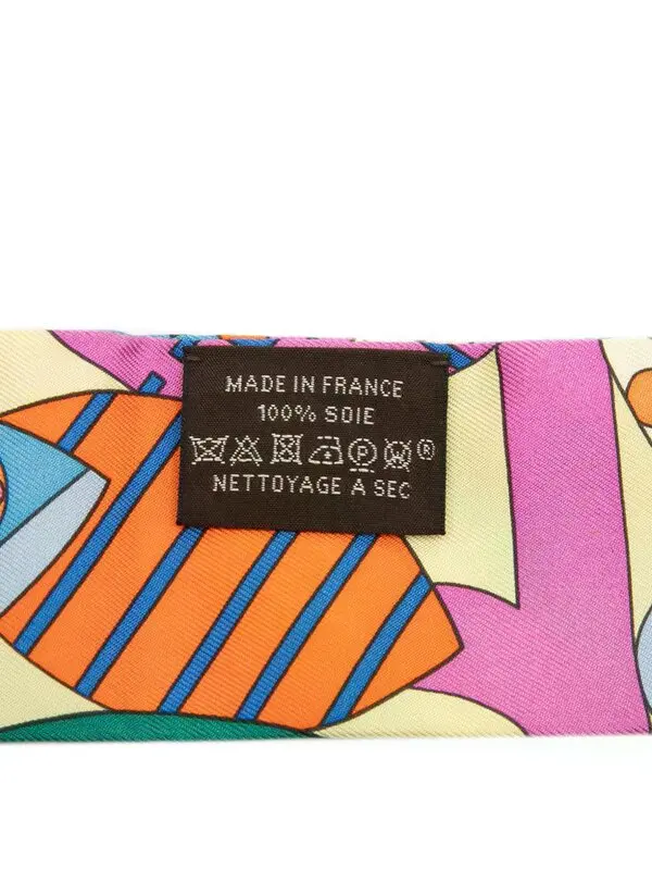 Hermès 2000-2025 Les Murmures De La Foret Silk Twilly Scarf Scarves