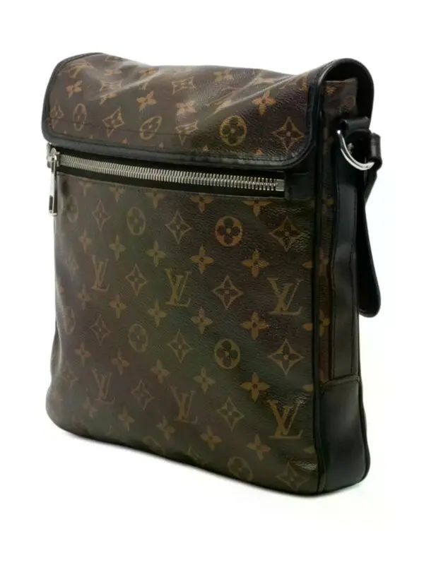 LOUIS VUITTON Monogram Macassar Bass Mm Crossbody Bag