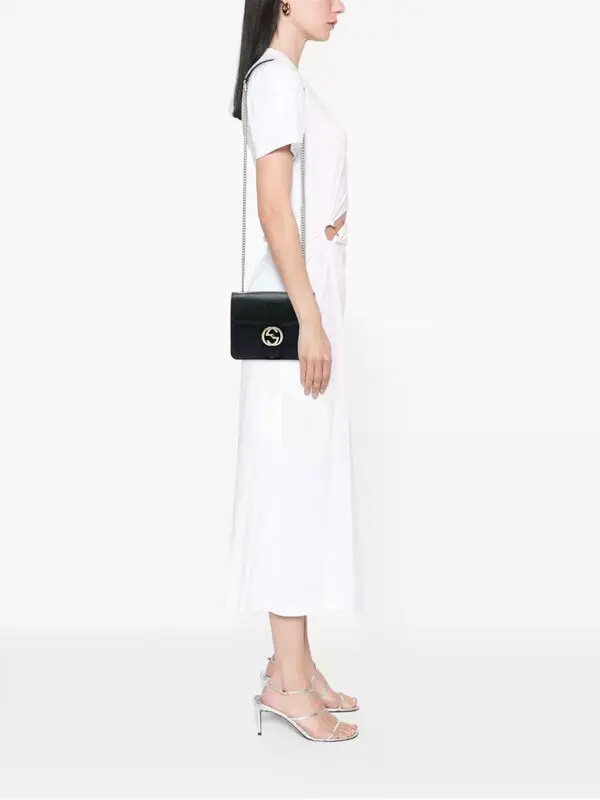 Gucci 2016-2025 Small Dollar Calfskin Interlocking G Crossbody Bag