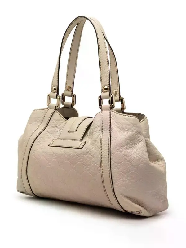 Gucci Embossed Leather Tote Bag