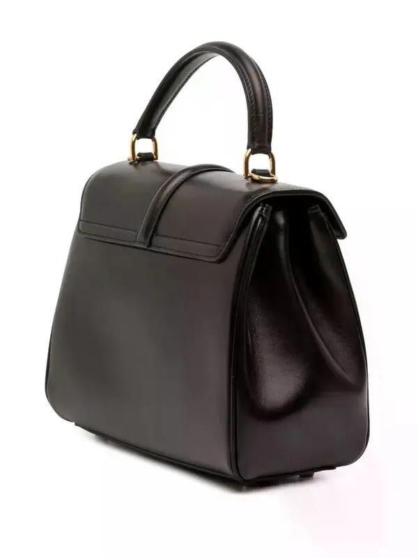Celine 2019 Small Leather 16 Satchel - Black