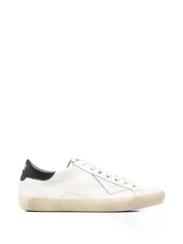 4B12 Suprime Panelled Lace-up Sneakers - White