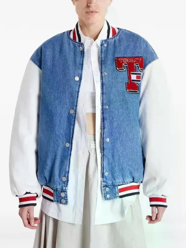 Tommy Hilfiger Denim Varsity Jacket - Blue