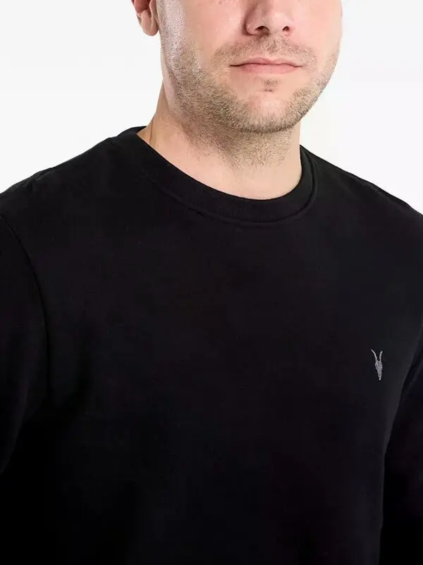 ALLSAINTS Logo-embroidered Sweatshirt - Black