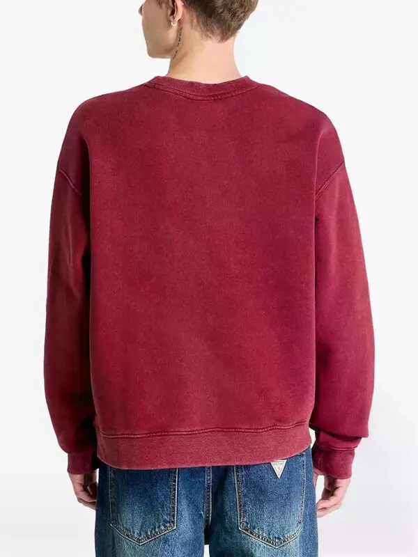 Guess Logo-print Sweatshirt - Red