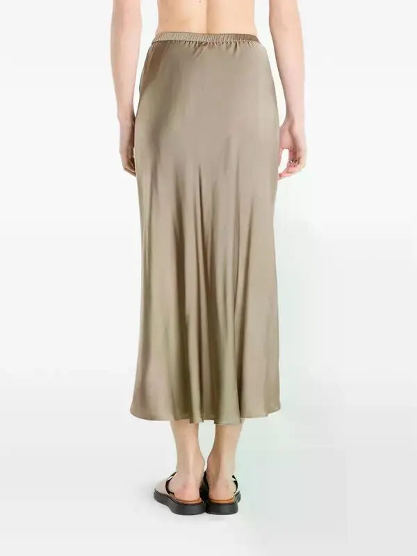 SAMSOE SAMSOE Elasticated Waist Midi Skirt - Neutrals