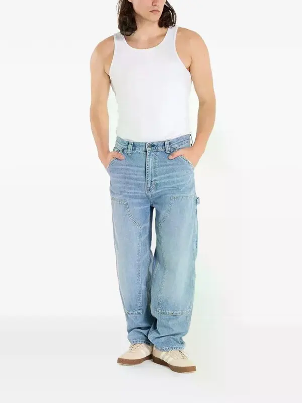 Carhartt Work In Progress Og Double Knee Jeans In Faded Wash