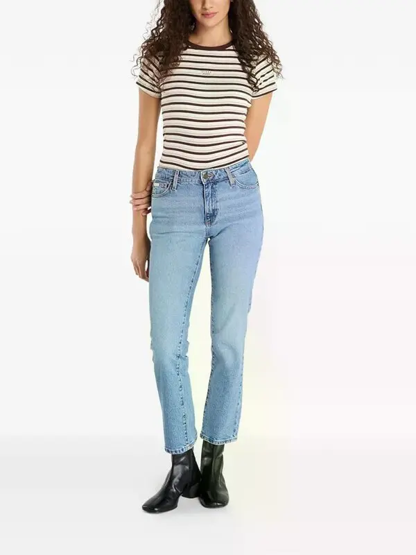 Guess Whiskered Logo-patch Jeans