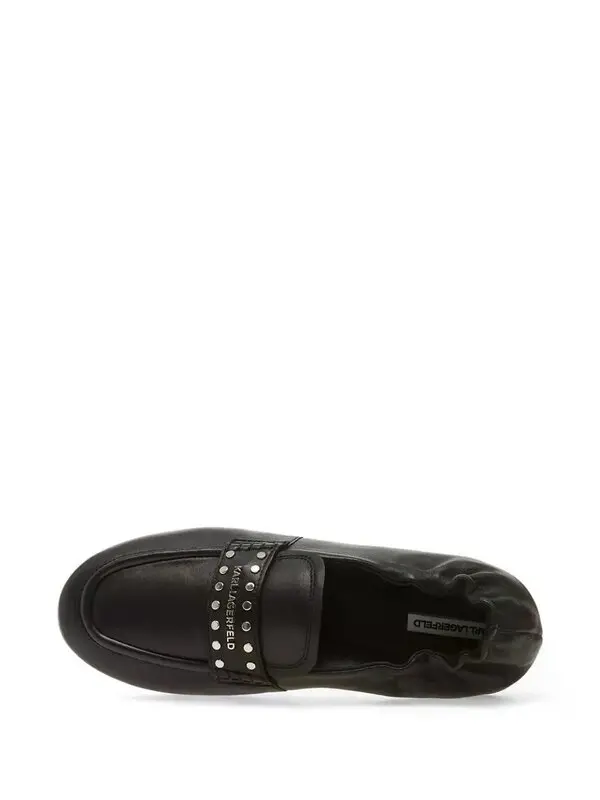 Karl Lagerfeld Marlee Loafers With Stud Embellishment