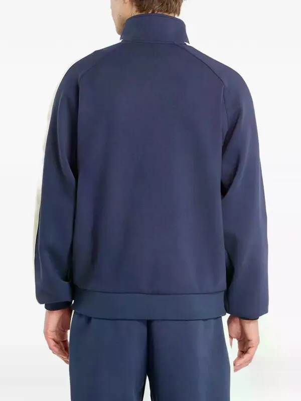 KARL KANI Side-stripe Logo-embroidered Sweatshirt