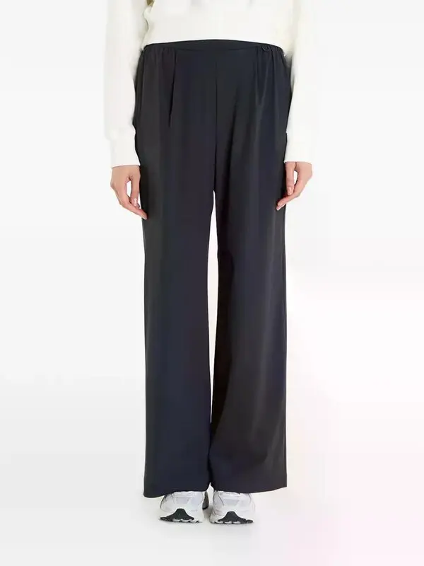 Nike Dri-fit High-waisted Wide-leg Trousers - Black